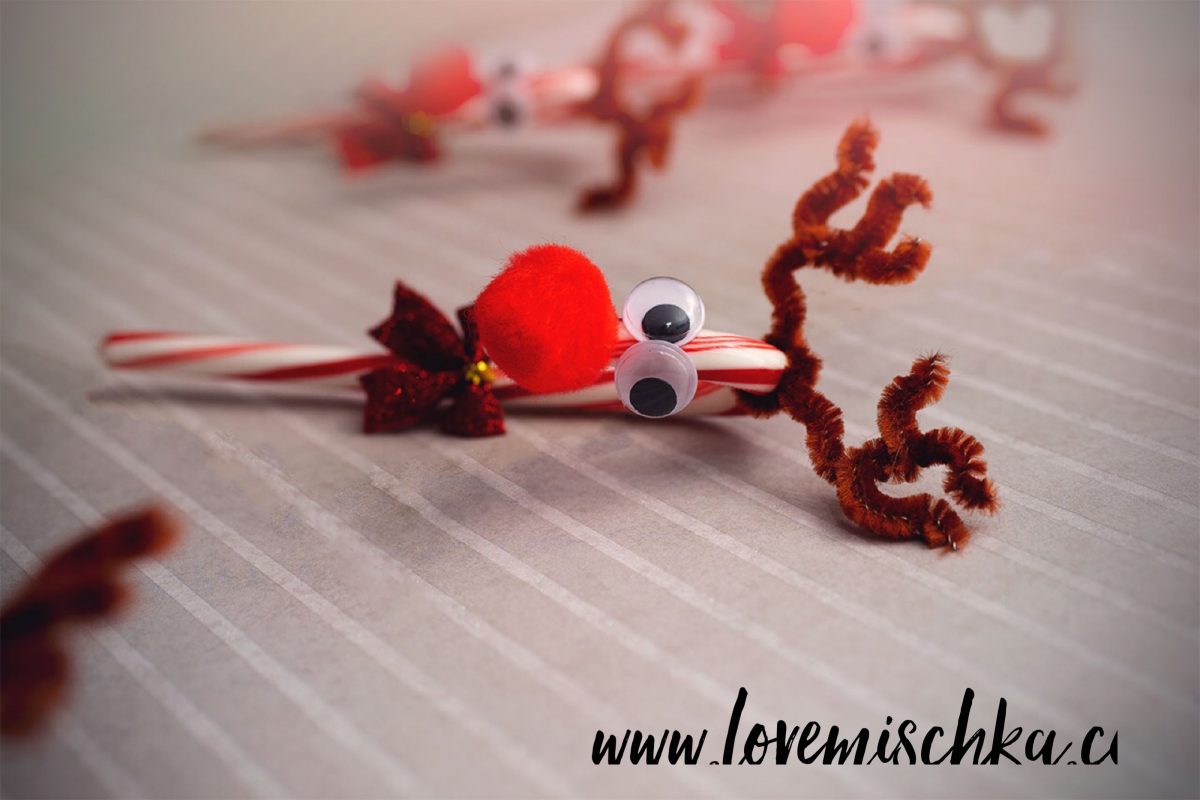 How to Make DIY Reindeer Candy Canes - Love Mischka