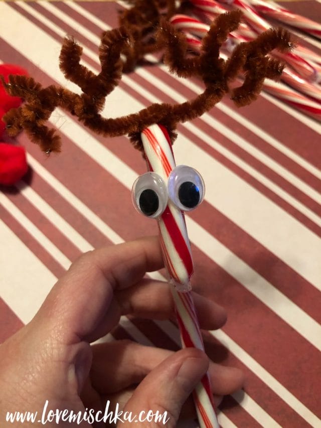 How to Make DIY Reindeer Candy Canes - Love Mischka
