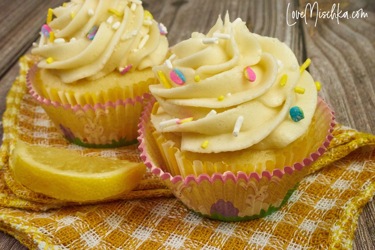 Easy Lemon Cupcakes from Scratch | Love Mischka