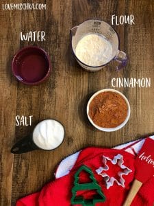 DIY Cinnamon Salt Dough Ornaments (No Applesauce) - Love Mischka
