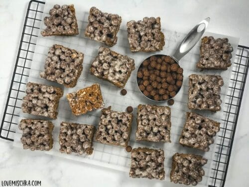 Cocoa Puff Cereal Bars Recipe - Love Mischka