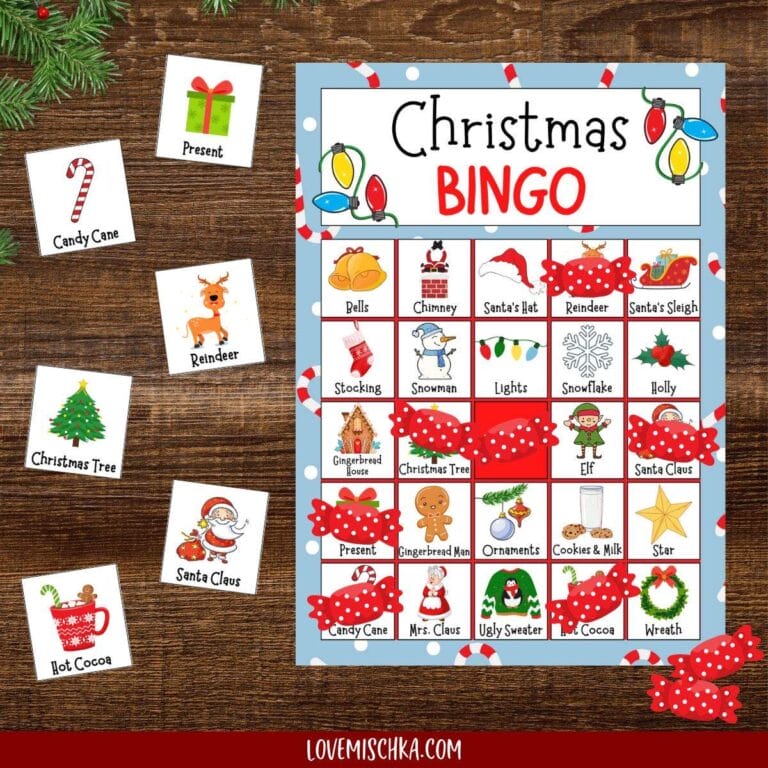 Free Christmas Bingo Printable - Love Mischka