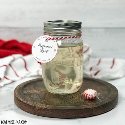 Homemade Peppermint Syrup Recipe - Love Mischka