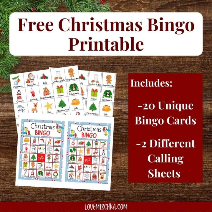 Free Christmas Bingo Printable - Love Mischka