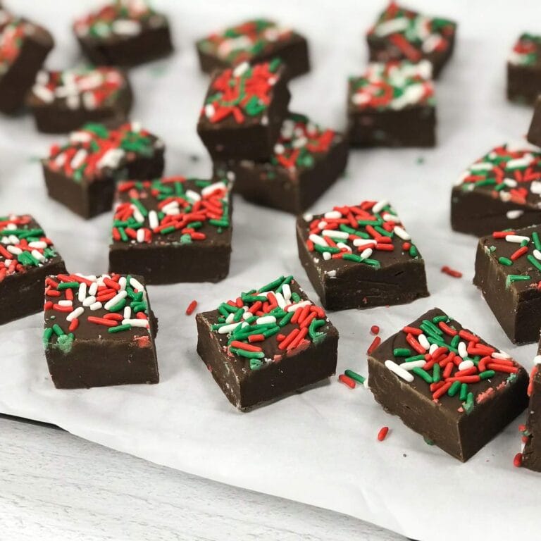 Easy Christmas Fudge Recipe - Love Mischka