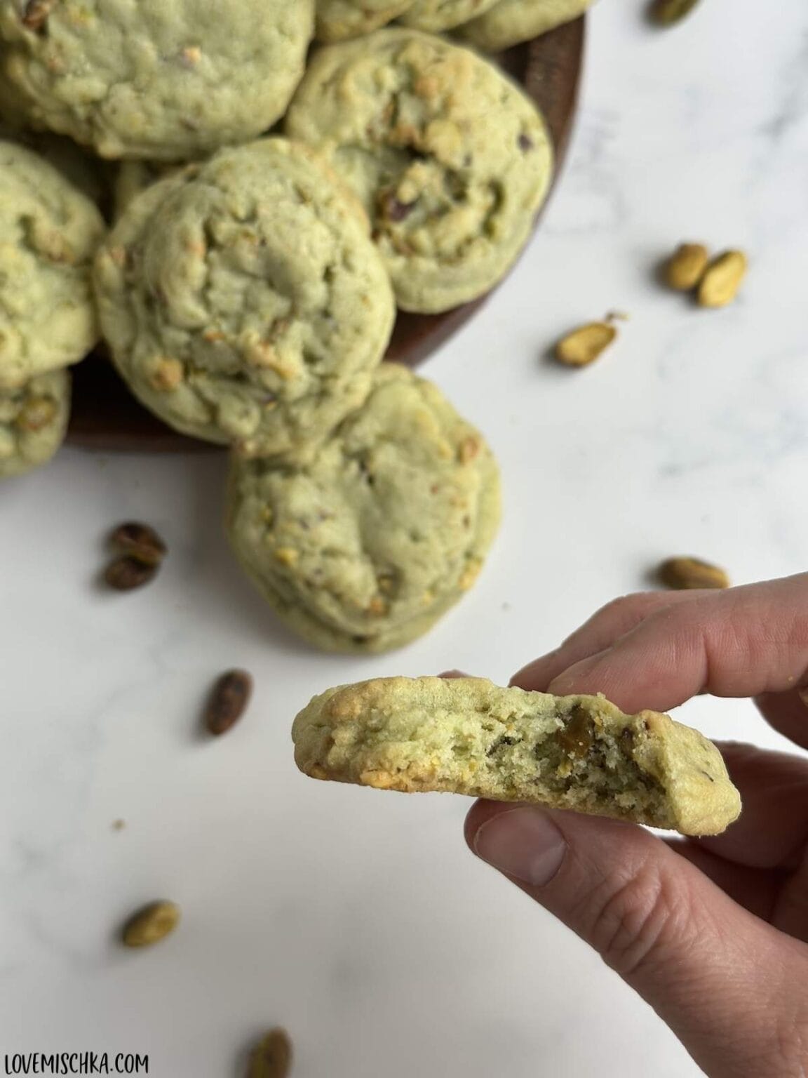 Chewy Pistachio Cookie Recipe - Love Mischka